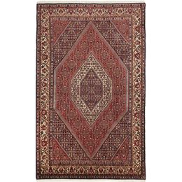 Nain Trading Orientteppich Bidjar Tekab 153x249 Handgeknüpfter Orientteppich / Perserteppich, rechteckig, Höhe: 15 mm, braun|rot