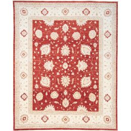 Nain Trading Orientteppich Ziegler Farahan 241x297 Handgeknüpfter Orientteppich, rechteckig, Höhe: 6 mm, beige|rot