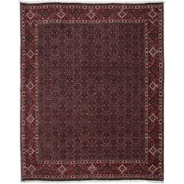 Nain Trading Orientteppich Bidjar 199x249 Handgeknüpfter Orientteppich / Perserteppich, rechteckig, Höhe: 15 mm, braun|rot