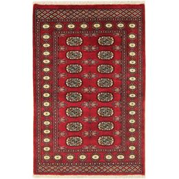 Nain Trading Orientteppich Pakistan Buchara 3ply 94x145 Handgeknüpfter Orientteppich, rechteckig, Höhe: 8 mm, rot