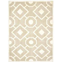 Nain Trading Designteppich Sadraa 174x236 Handgeknüpfter Moderner Orientteppich / Designteppich, rechteckig, Höhe: 12 mm, beige