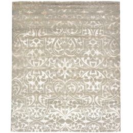 Nain Trading Designteppich Sadraa 240x288 Handgeknüpfter Moderner Orientteppich / Designteppich, rechteckig, Höhe: 12 mm, beige