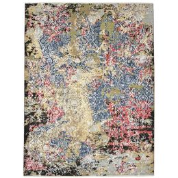 Nain Trading Designteppich Sadraa 270x361 Handgeknüpfter Moderner Orientteppich / Designteppich, rechteckig, Höhe: 12 mm, beige
