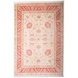 Nain Trading Orientteppich Ziegler Farahan Arijana 120x178 Handgeknüpfter Orientteppich, rechteckig, Höhe: 5 mm, beige|lila