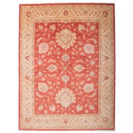 Nain Trading Orientteppich Ziegler Farahan Arijana 148x196 Handgeknüpfter Orientteppich, rechteckig, Höhe: 5 mm, beige|lila|rot