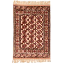 Nain Trading Orientteppich Afghan Mauri Kabul 113x159 Handgeknüpfter Orientteppich, rechteckig, Höhe: 6 mm, rot