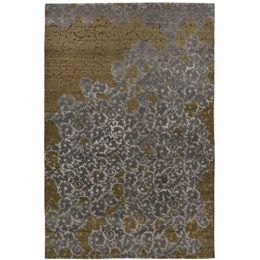 Nain Trading Designteppich Sadraa 180x275 Handgeknüpfter Moderner Orientteppich / Designteppich, rechteckig, Höhe: 12 mm, braun|grau