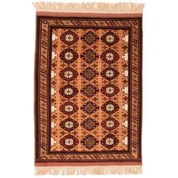 Nain Trading Orientteppich Afghan Mauri Kabul 115x156 Handgeknüpfter Orientteppich, rechteckig, Höhe: 6 mm, rot