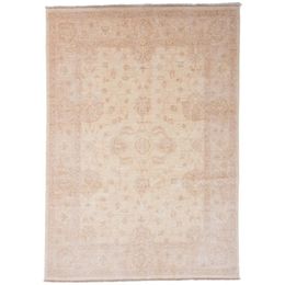 Nain Trading Orientteppich Ziegler Farahan 151x211 Handgeknüpfter Orientteppich, rechteckig, Höhe: 6 mm, beige