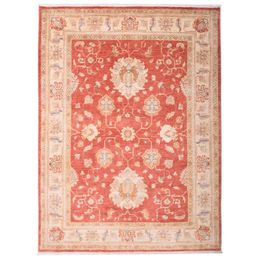 Nain Trading Orientteppich Ziegler Farahan Arijana 143x194 Handgeknüpfter Orientteppich, rechteckig, Höhe: 5 mm, beige|lila