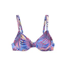 Lascana Bikini Top female Blue size 38