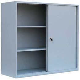 Classix Schiebetürenschrank, X-550145 lichtgrau 2 Fachböden 120,0 x 45,0 x 109,0 cm