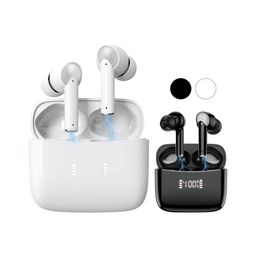 VSIUO Wireless Earbuds IPX7 Ohrhörer Deep Bass wireless In-Ear-Kopfhörer (Sprachsteuerung