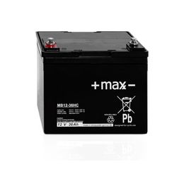 +maxx- MB12-36HC 12V 36Ah AGM Batterie wartungsfrei Rollstühle Bleiakkus