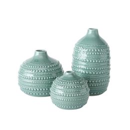 Boltze Tischvase Meruna 3-teilig Blumenvase Keramik Vase