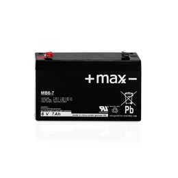 +maxx- 6V 7Ah ersetzt 3-FM-7 3 FM 7 3FM7 AGM Batterie Bleiakkus