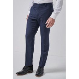 next Stoffhose Anzug mit Karomuster: Slim Fit Hose (1-tlg)