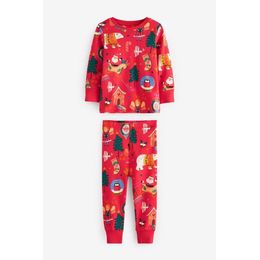 next Schlafanzug Weihnachtlicher Pyjama (2 tlg)