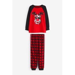 next Schlafanzug Weihnachtlicher Pyjama (2 tlg)