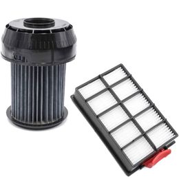 Filter-Set kompatibel mit Bosch bgs 6 Pro 2, 6 Pro 2/01, 6 Pro 201, 6 Pro 304 Staubsauger - 2x Ersatz-Filter (HEPA-Filter, Lamellenfilter) - vhbw