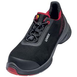 1 G2 Halbschuhe S3 schwarz, rot Weite 12 Gr. 36 - Schwarz - Uvex