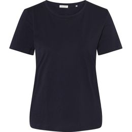 Marc O'Polo Marc O'Polo T-Shirt, Baumwolle, uni, für Damen, blau, XL