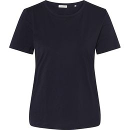 Marc O'Polo Marc O'Polo T-Shirt, Baumwolle, uni, für Damen, blau, XXL