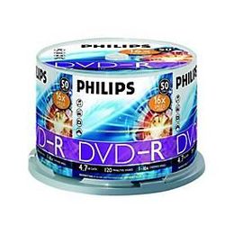 Philips DM4S6B50F - 50 x DVD-R - 4.7 GB (120 Min.) 16x - Spindel