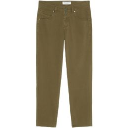 Marc O'Polo Marc O'Polo Hose THEDA boyfriend cropped Braun (Gr&ouml;&szlig;e: 32)