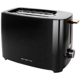 Emerio TO-125131.1 Toaster Schwarz, Silber