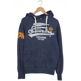 Superdry Herren Kapuzenpullover, blau, Gr. 46