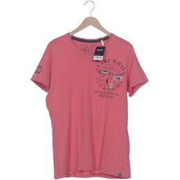 CAMP DAVID Herren T-Shirt, pink, Gr. 52