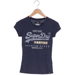Superdry Damen T-Shirt, marineblau