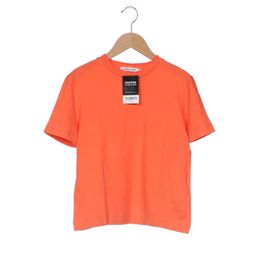 Calvin Klein Jeans Damen T-Shirt, orange, Gr. 36