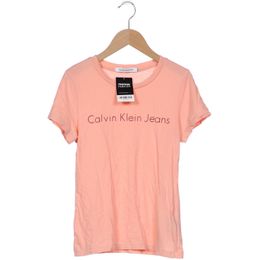 Calvin Klein Jeans Damen T-Shirt, pink, Gr. 34