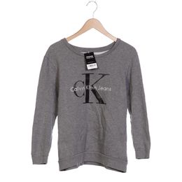 Calvin Klein Jeans Damen Sweatshirt, grau, Gr. 38