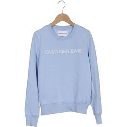 Calvin Klein Jeans Damen Sweatshirt, hellblau, Gr. 34