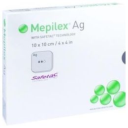 B2B Medical MEPILEX Ag Schaumverband 10x10 cm steril