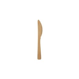 Papstar Einwegmesser 1000 Stück Bambus Messer pure 17 cm natur