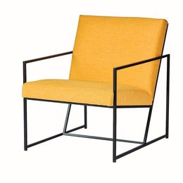 Jan Kurtz Style Sessel Stahlrohr Gelb