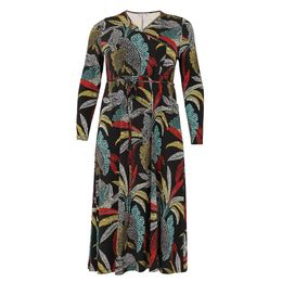 Yoek Kleid Damen Größe 50/52 mischfarben / schwarz Winterkleid