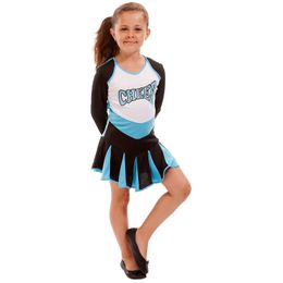 buttinette Cheerleader Kostüm für Kinder, türkis