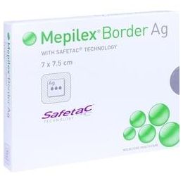 B2B Medical MEPILEX Border Ag Schaumverb.7x7,5 cm steril