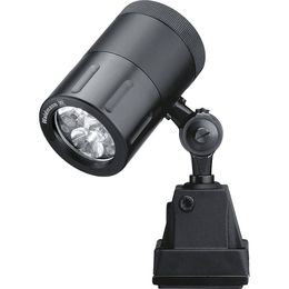 Waldmann Maschinenleuchte, 24 V, Aluminium eloxiert, schwarz, Flood mit 40°-Abstrahlwinkel