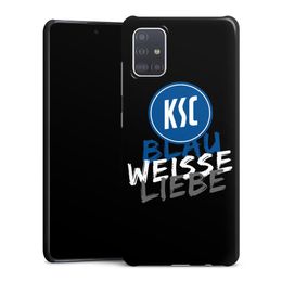DeinDesign Galaxy A51 Handy Premium Case Smartphone Handyh&uuml;lle Schutzh&uuml;lle gl&auml;nzend Ksc Karlsruher Sc Official Licensed Product Premium Case