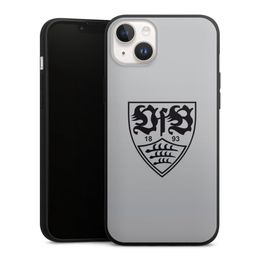 DeinDesign iPhone 14 Handy Premium Silikon H&uuml;lle Handyh&uuml;lle schwarz Case Logo Official Licensed Product Vfb Stuttgart Silikon Premium Case