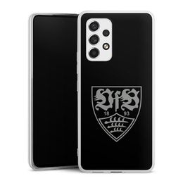 DeinDesign Galaxy A53 5G Handy Silikon H&uuml;lle Case transparent Handyh&uuml;lle Vfb Stuttgart Logo Official Licensed Product Silikon Case