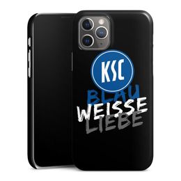 DeinDesign iPhone 12 Pro Handy Premium Case Smartphone Handyh&uuml;lle Schutzh&uuml;lle gl&auml;nzend Ksc Karlsruher Sc Official Licensed Product Premium Case