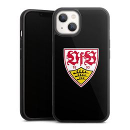 DeinDesign iPhone 13 Handy Gallery Case Handyh&uuml;lle 9H Geh&auml;rtetes Glas R&uuml;ckseite H&uuml;lle Vfb Stuttgart Coat Of Arms Official Licensed Product Gallery Case