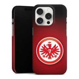 DeinDesign iPhone 15 Pro Handy Premium Case Smartphone Handyh&uuml;lle Schutzh&uuml;lle matt Official Licensed Product Coat Of Arms Eintracht Frankfurt Premium Case